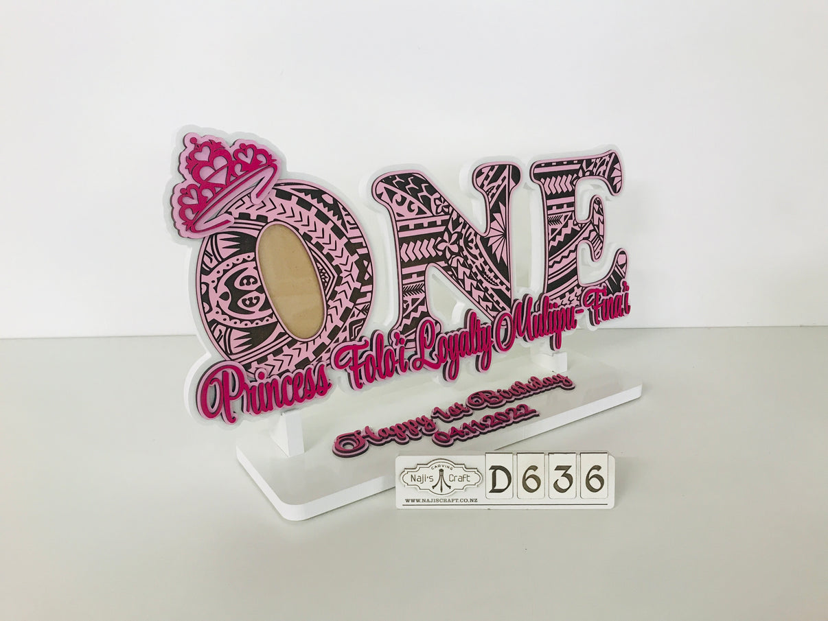 D636 Polynesian first Birthday Key – Naji's Craft