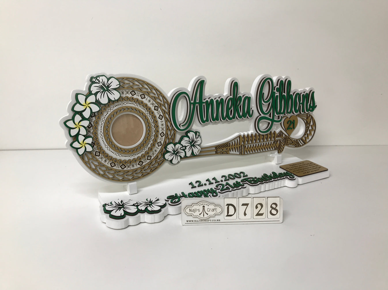 D728 Samoan 21st Key – Naji's Craft