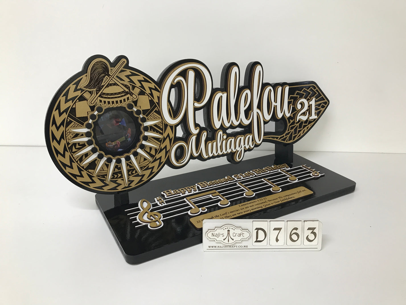 D763 Samoan Musical 21st Key – Naji's Craft